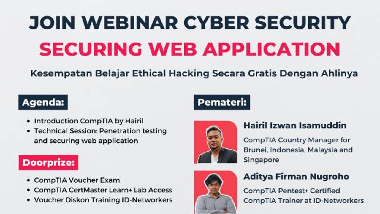 Webinar Cyber Security 14 Agustus 2023 - LMS ID-Networkers
